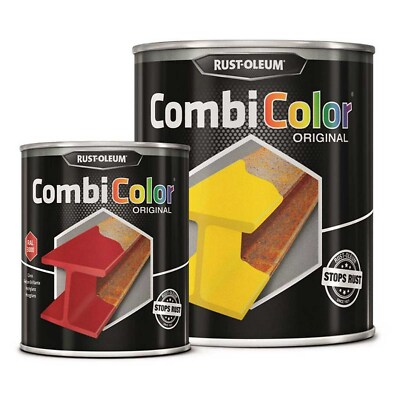 Rust-Oleum CombiColor Primer Finish Metal Paint 2.5 Litre Gloss 189 ...