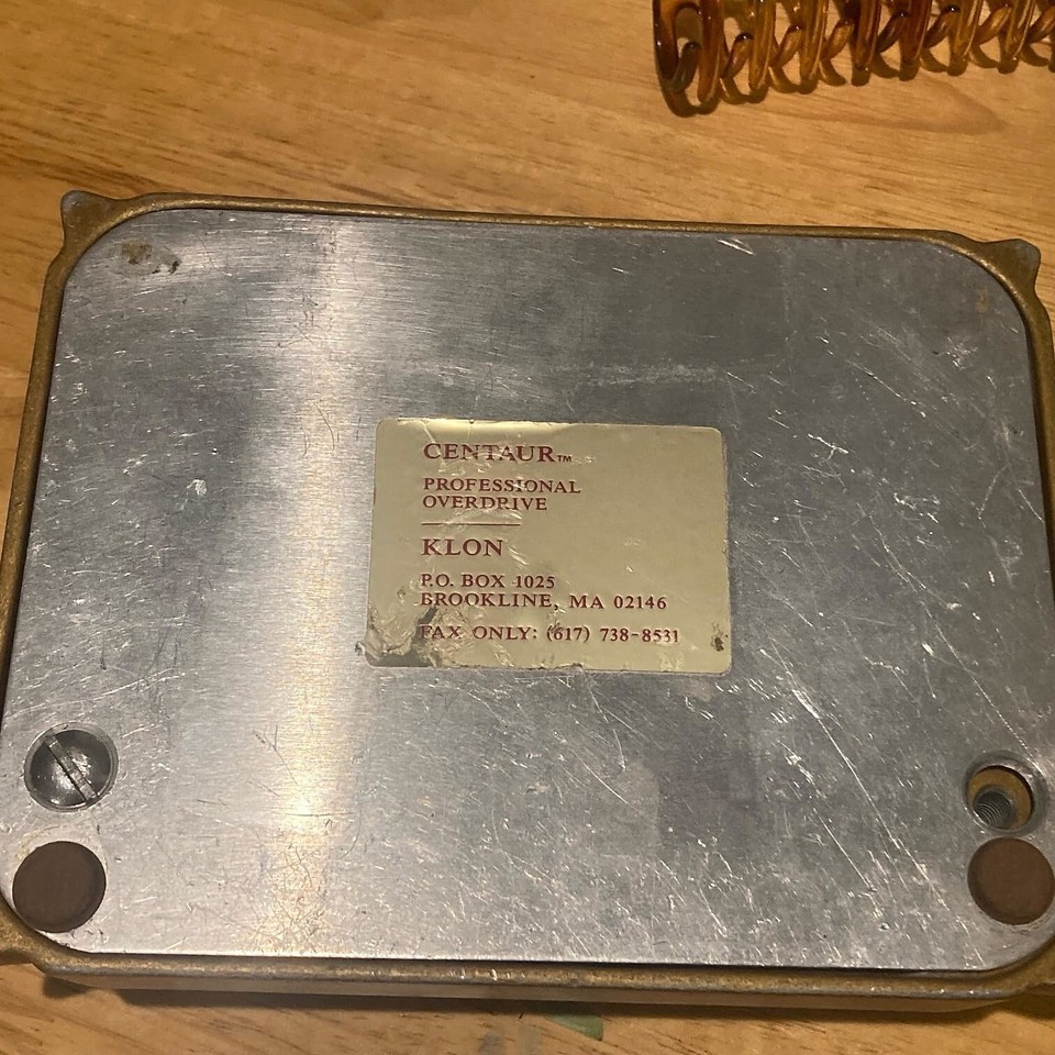 Klon Centaur Professional Overdrive (Horsie) 2000s Gold Serial # 389 | eBay