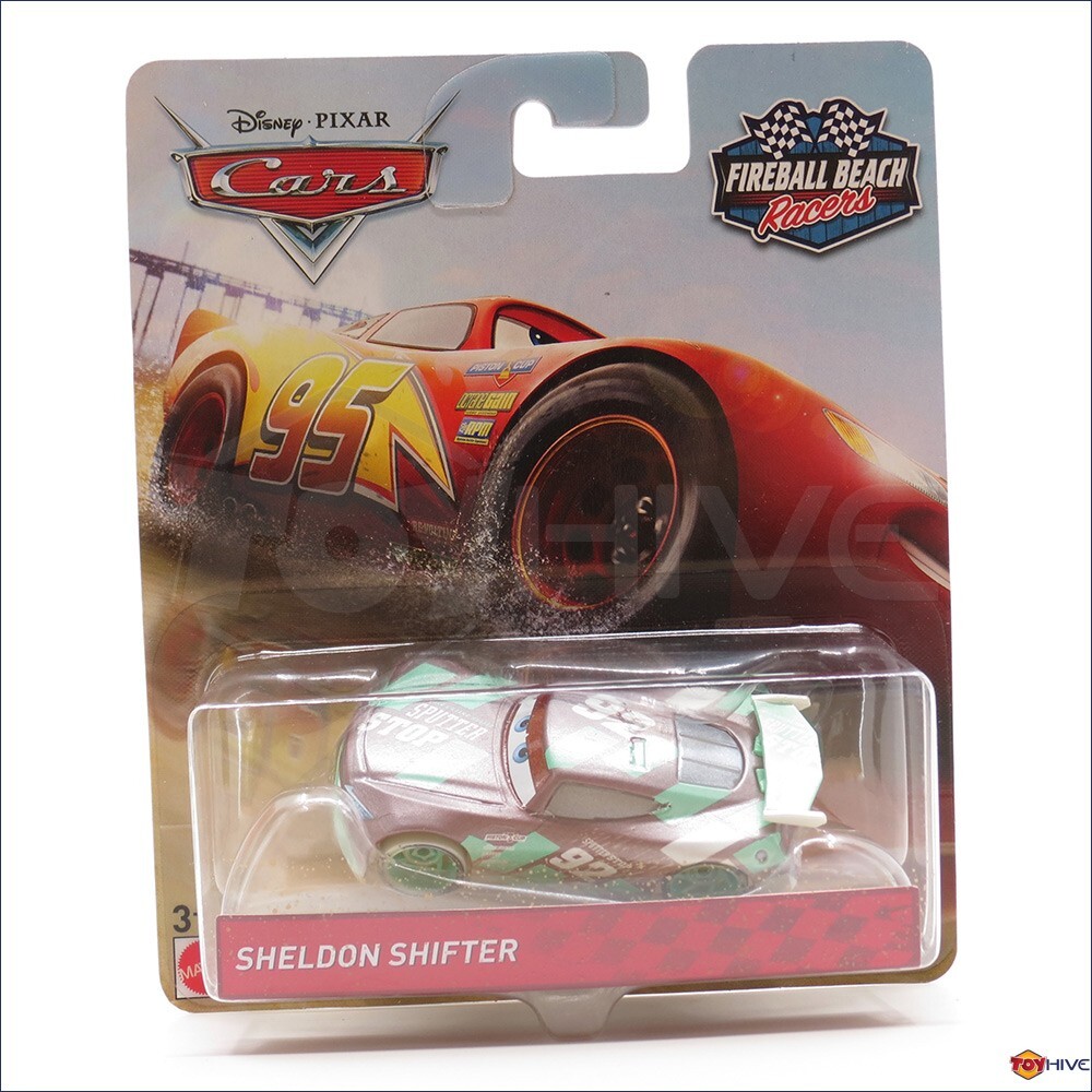 Disney Pixar Cars Fireball Beach Racers #92 Sheldon Shifter diecast by ...