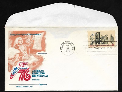 #1476 8c Colonial Communications- Printer and Patriots - Fleetwood FDC ...