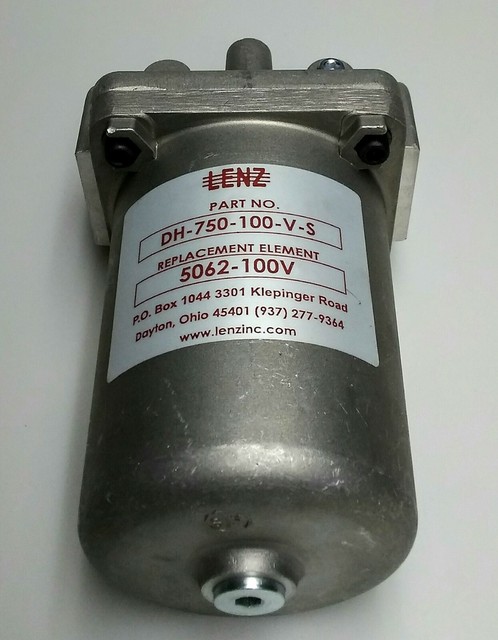 Lenz Waste Oil in-line Housing Part DH-750-100V-S with Cleanable filter ...