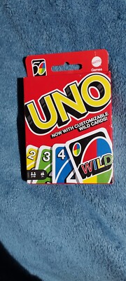 UNO Card Game NEW with Customizable Wild Cards (Design your own House ...