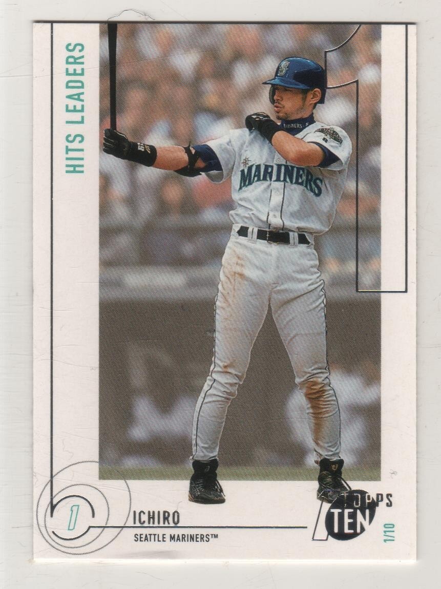 2002 Topps Ten Complete Set Lot of 200 BV$121 Pujols Ichiro Bonds ...