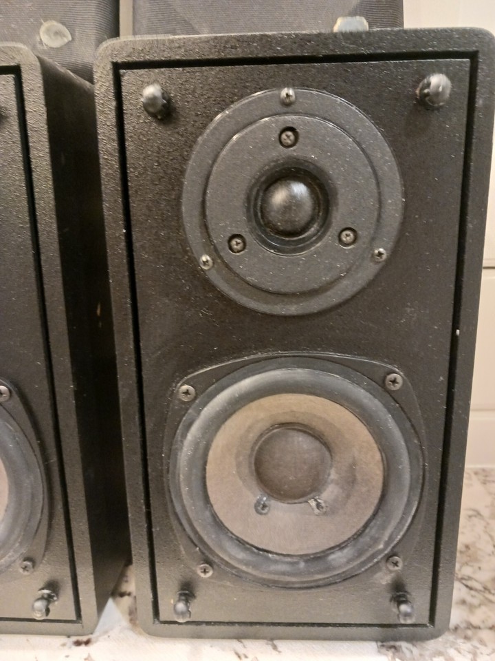 ESS AMT 620 Vintage Bookshelf Speakers For Parts/Repair All Drivers ...