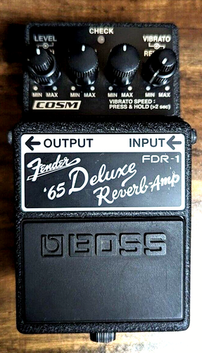 BOSS FDR-1 Fender '65 Deluxe Reverb Amp Guitar Effect Pedal Made in ...