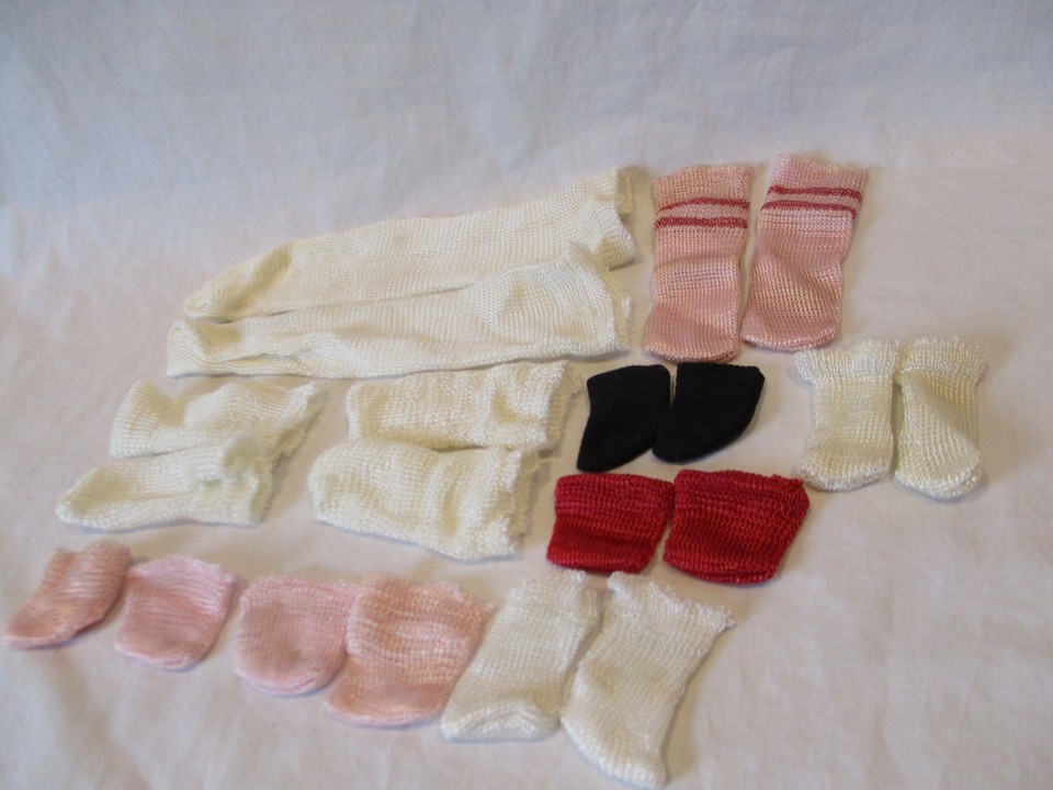 vintage Ginny Muffie Ginger mixed 10 pair rayon doll sock lot | eBay
