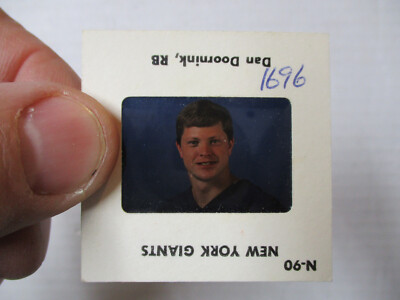 Vintage 1970's Dan Doornink New York Giants Picture Slide 2 Inches | eBay