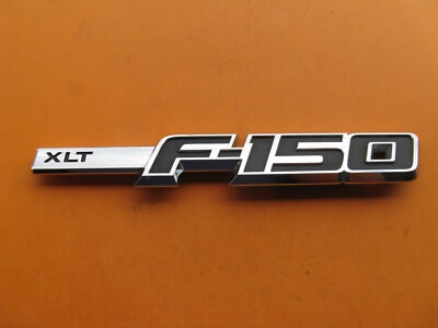 09 10 11 12 13 14 FORD F-150 XLT LEFT DRIVER SIDE FENDER EMBLEM LOGO ...