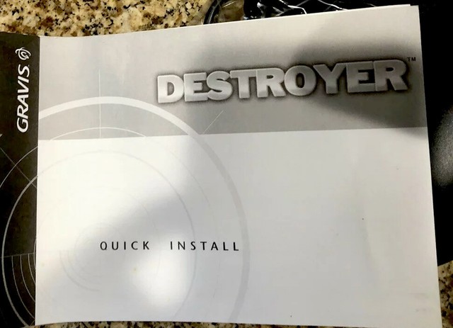 Gravis Destroyer Joystick for Windows 95 and 98 Compatible for sale ...