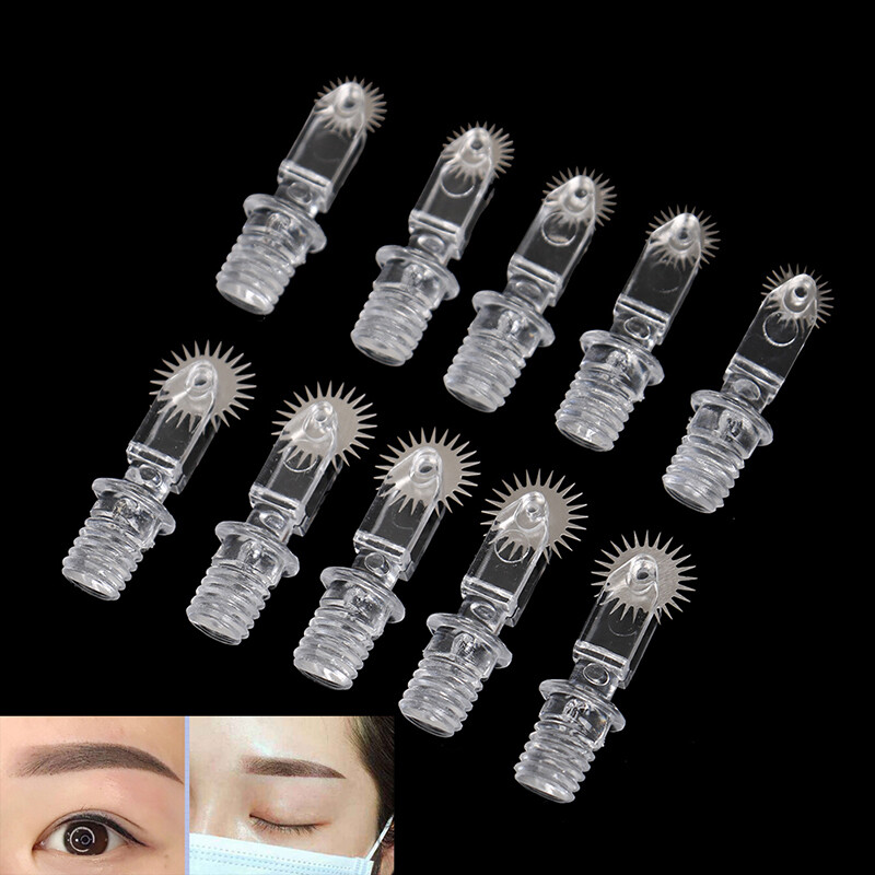 5Pcs/set Microblading needles roller tattoo eyebrow fog shading micro ...
