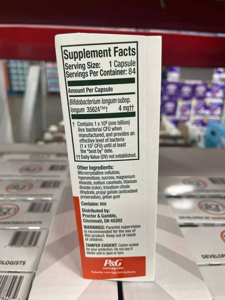 Align Probiotic Supplement Capsules - 84 Count EXP 2027 | eBay