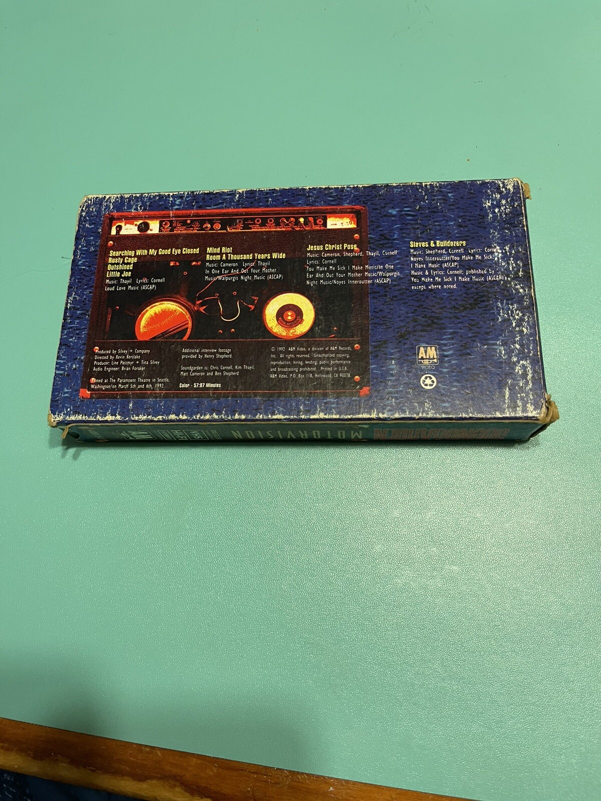 Soundgarden - Motorvision (VHS, 1992) | eBay