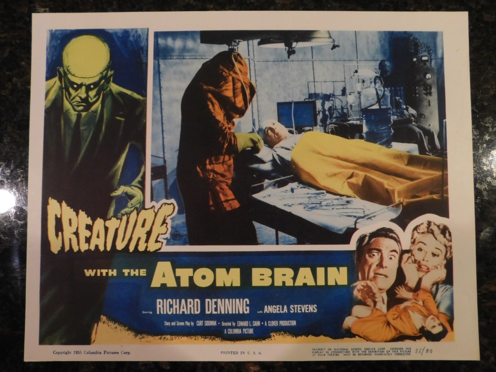 THE CREATURE WITH THE ATOM BRAIN Original 1955 Lobby Card Set, C8.5 VF ...
