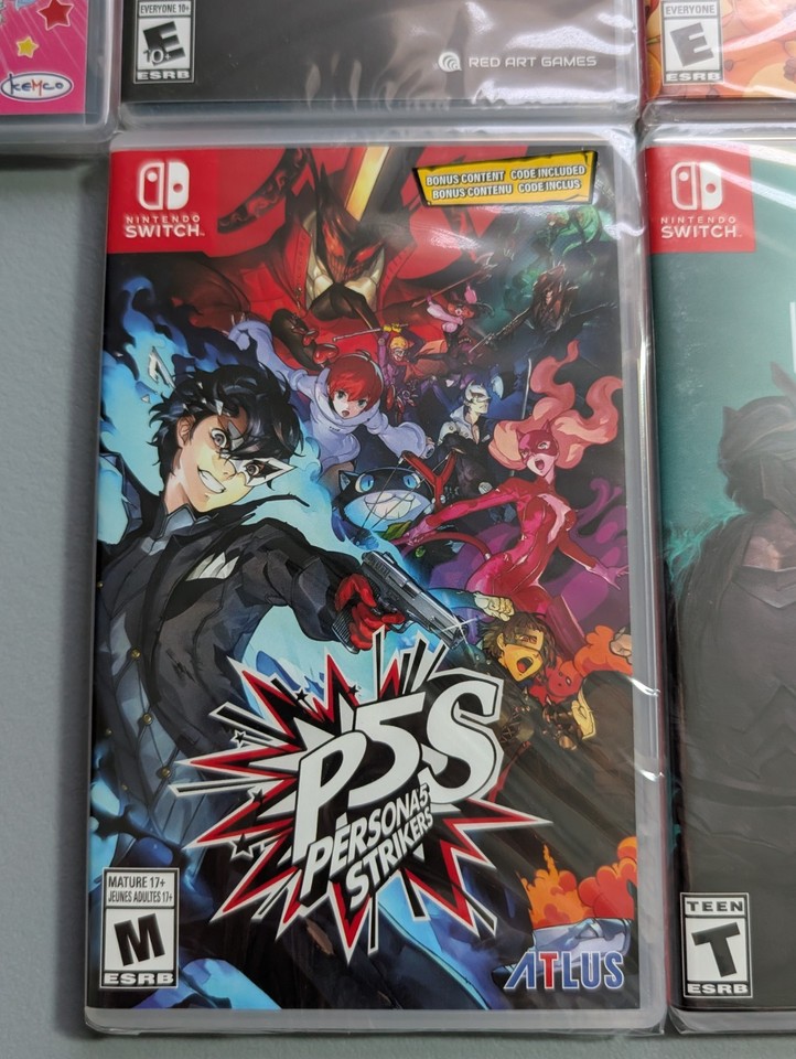 Nintendo Switch Lot/Bundle Of 10 Games Persona 5 Strikers, Earth Night ...