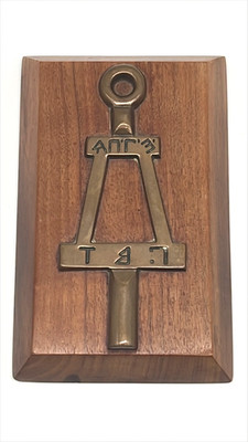 Tau Beta Pi Fraternity Old Bronze Plaque Bent Key Sign Sculpture ...