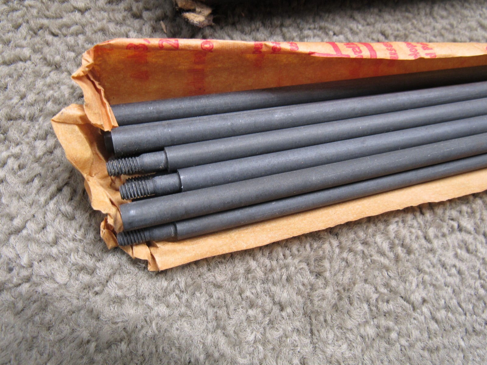 US Vietnam Era 30 Caliber Cleaning Rods Sealed Tube Of 10 Each 1968 ...