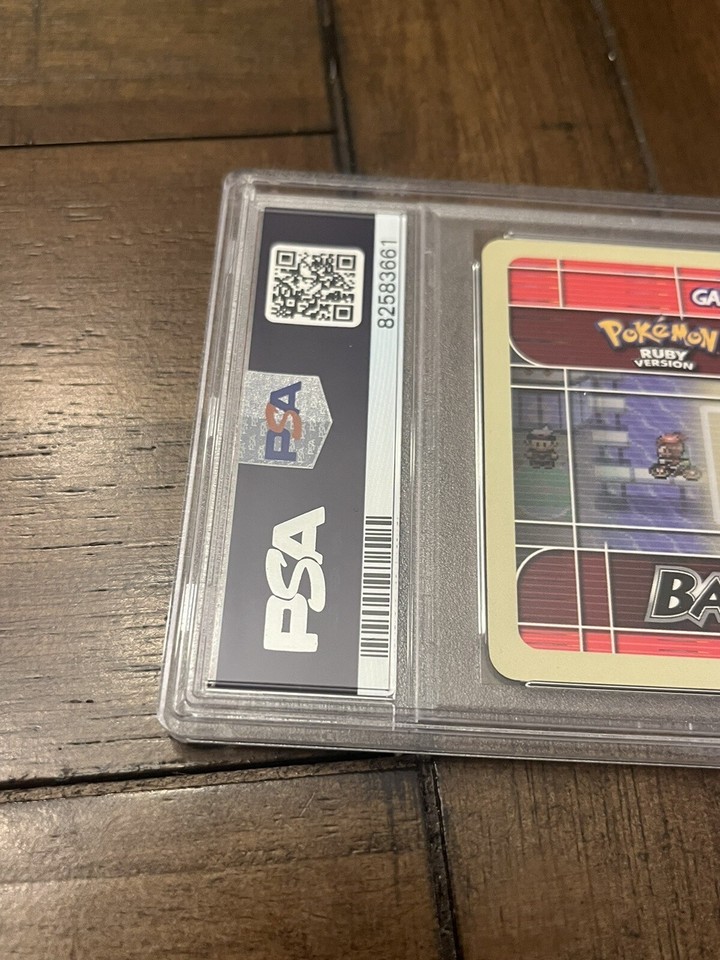 PSA Nutpea Berry Pokemon Ruby Sapphire Battle Card E Reader ENG GBA ...