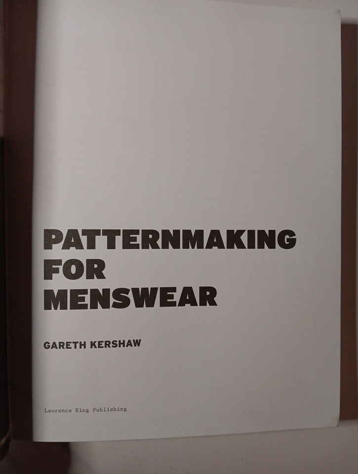 Patternmaking for Menswear Book By Gareth Kershaw 9781780670164 | eBay