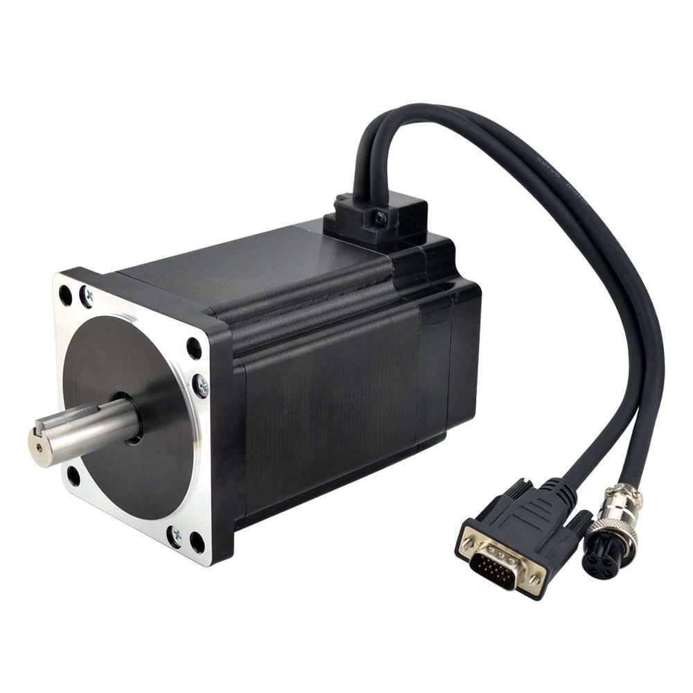 STEPPERONLINE 9Nm Nema 34 Closed Loop Stepper Motor 6A & Servo Driver ...
