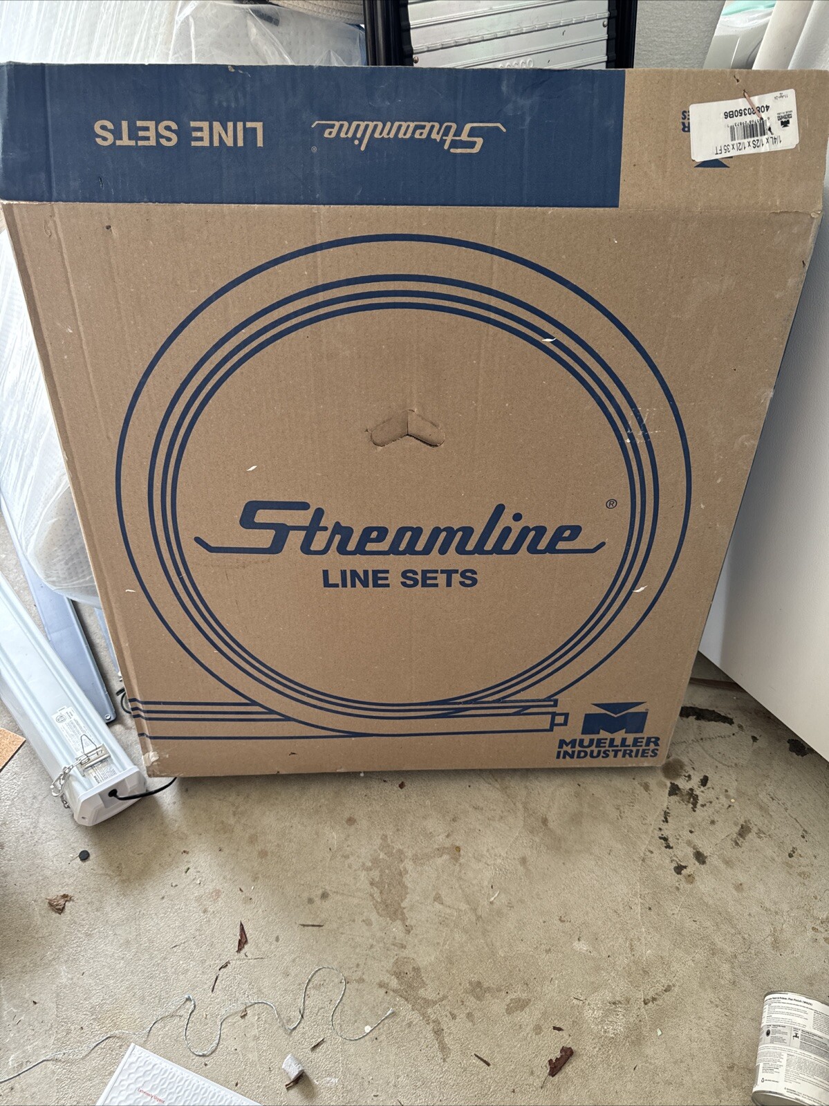 STREAMLINE 40820350B6 Refrigerant Line Set,Copper Roll,L 35 Ft 4E967 ...