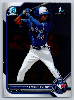 2022 1st Bowman Chrome #BCP-92 Samad Taylor Toronto Blue Jays Baseball ...