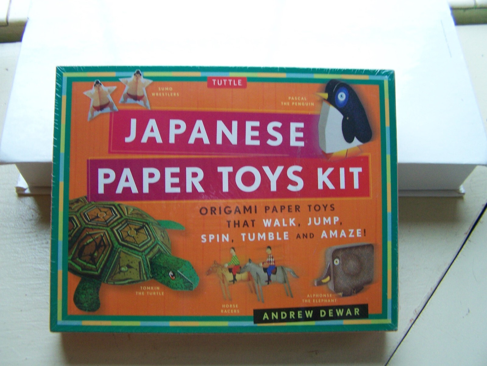 Japanese Paper Toys Kit Origami Paper Toys that Walk, Jump , Spin And ...