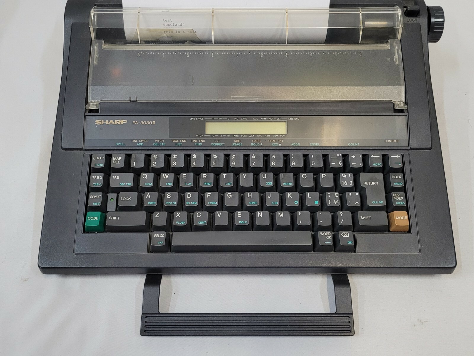 Sharp Electronic Typewriter PA-3030II | eBay