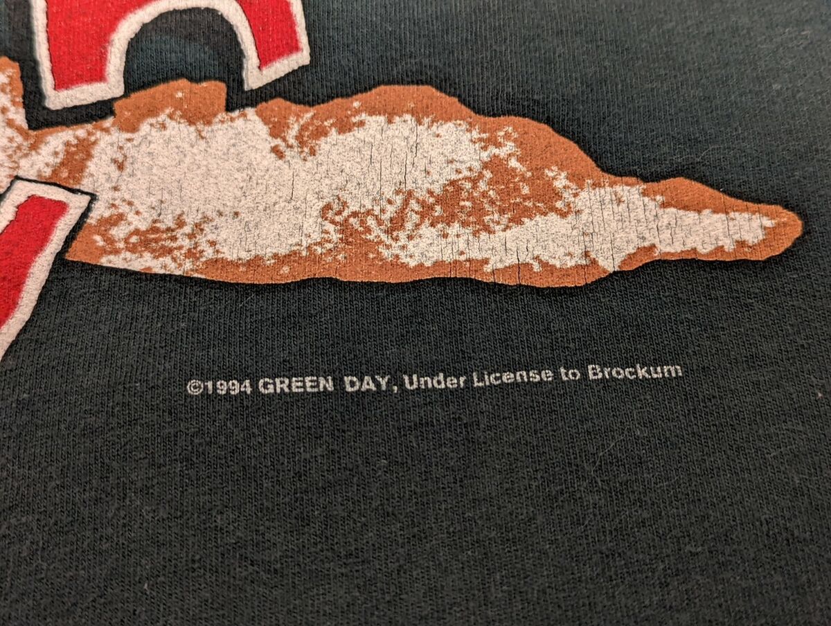 Green Day Dookie Tour 1994 Original Vintage T-Shirt XL Made Green Day Dookie Tour 1994 Original Vintage T-Shirt XL Made