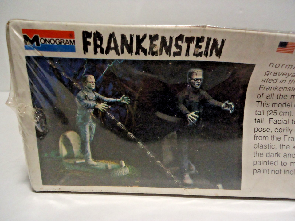 FRANKENSTEIN GLOW IN THE DARK MODEL KIT FACTORY SEALED MONOGRAM 1983 ...