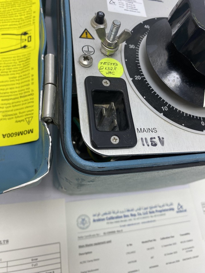 MEGGER MOM600A Microohmmeter Programma (Calibration 8-25 To 8-26) | eBay