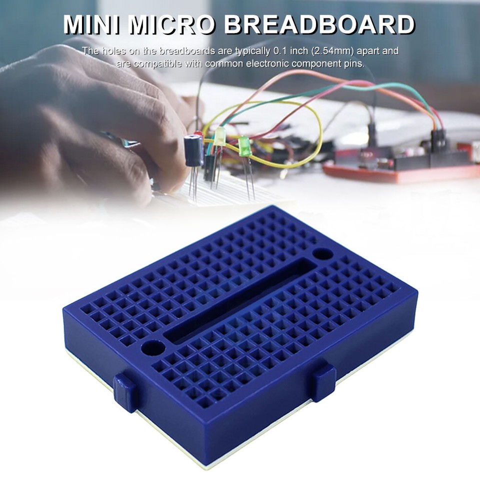 SYB-170 Small Breadboards 170 Holes PCB Bread Board 35x47mm for Small ...