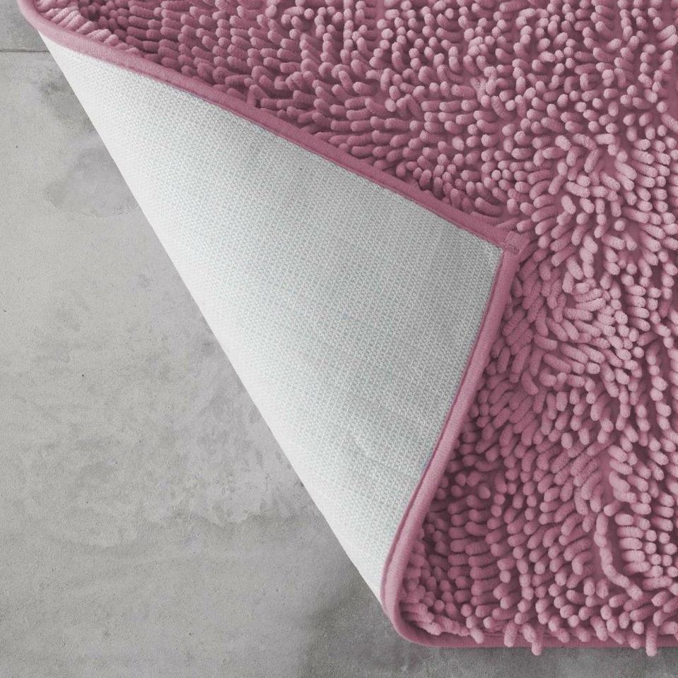 2 Piece Loop Bath Mat Ultra Soft Bathroom Rug Anti Slip Toilet Rug ...