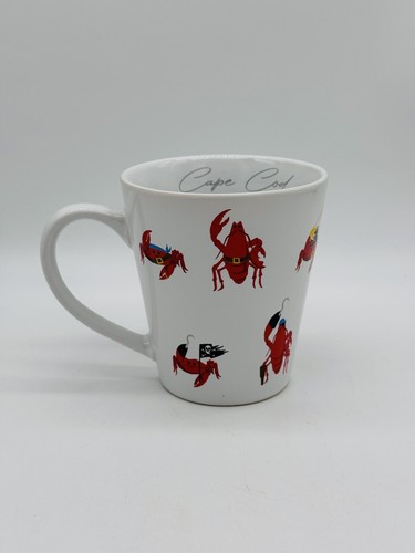 CUFFY'S OF CAPE COD Coffee Cup Lobster Crab Pirates 12oz Massachusetts ...
