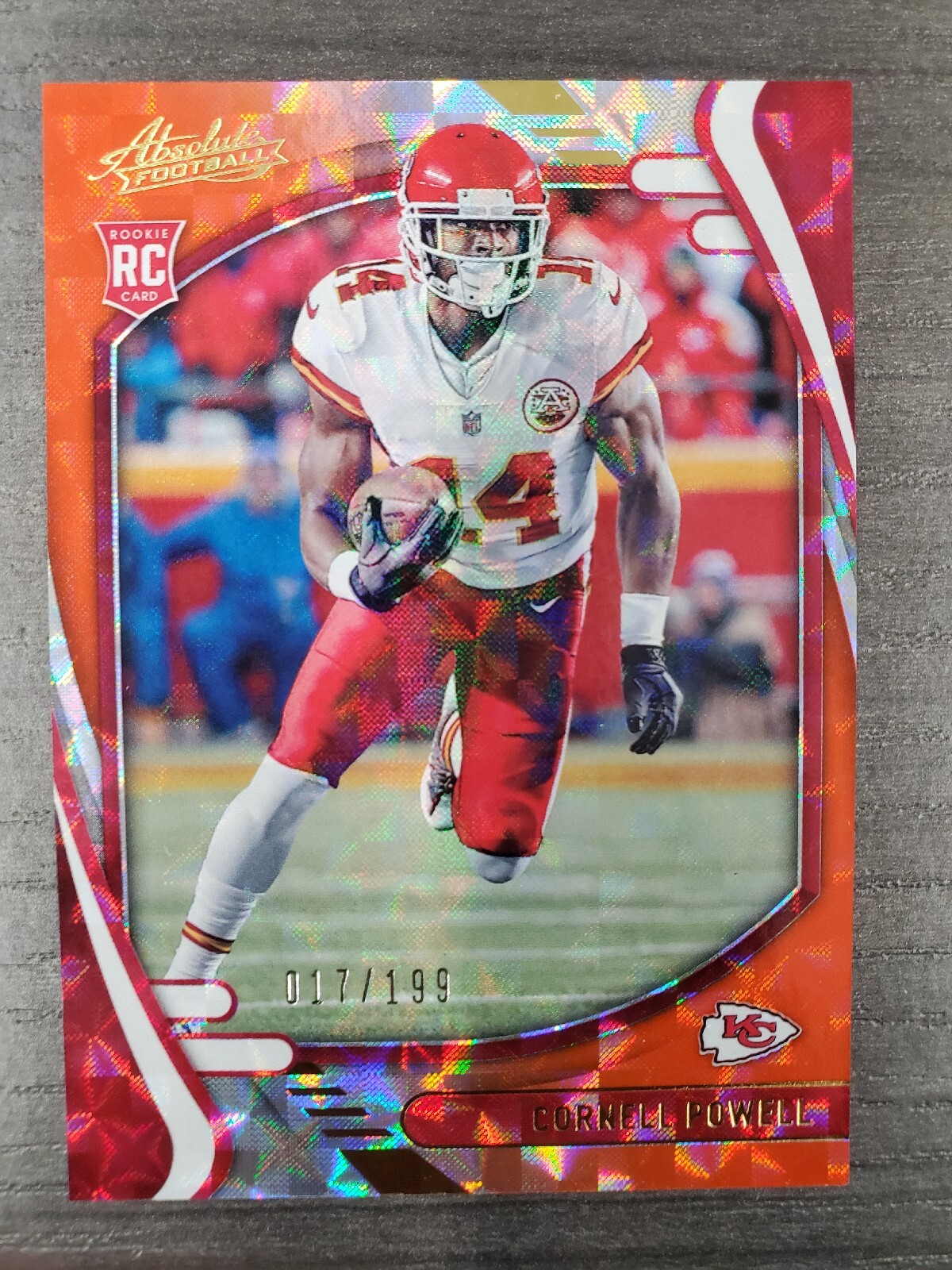 2021 Panini Absolute Cornell Powell Orange Mosaic RC 17/199 #142 | eBay