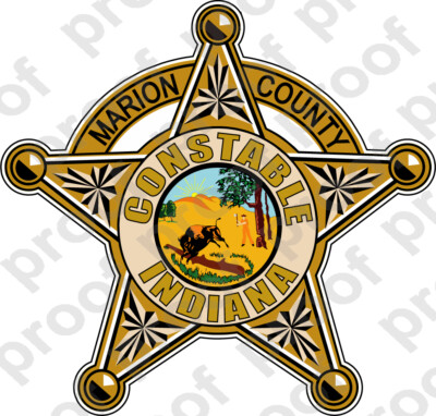 STICKER CIVIL MARION COUNTY CONSTABLE BRZ | eBay