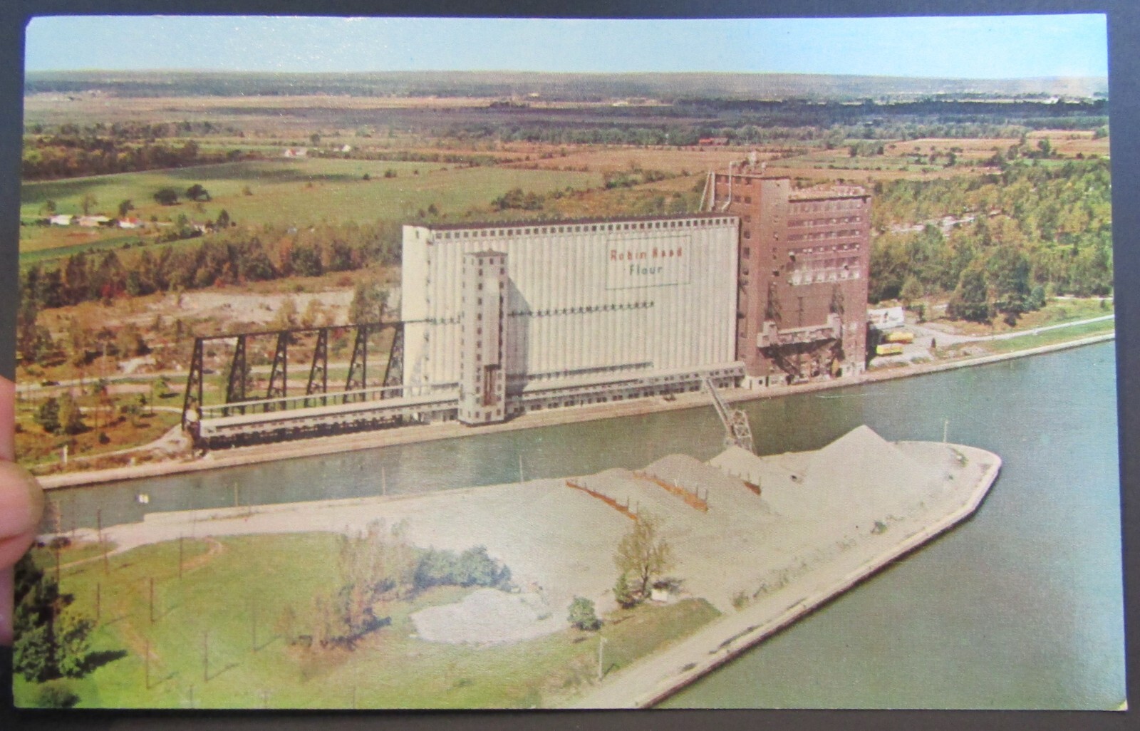 Vintage Postcard, Aerial View of Robin Hood Flour Mill, Port Colborne ...