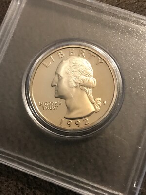 1992 S Washington USA Quarter Sealed Proof Brilliant Uncirculated | eBay
