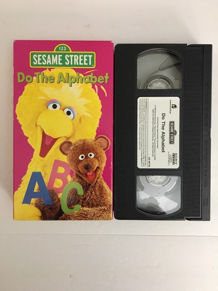 Sesame Street Do The Alphabet Vhs Ebay 7 Lot VHS Sesame Street Do The