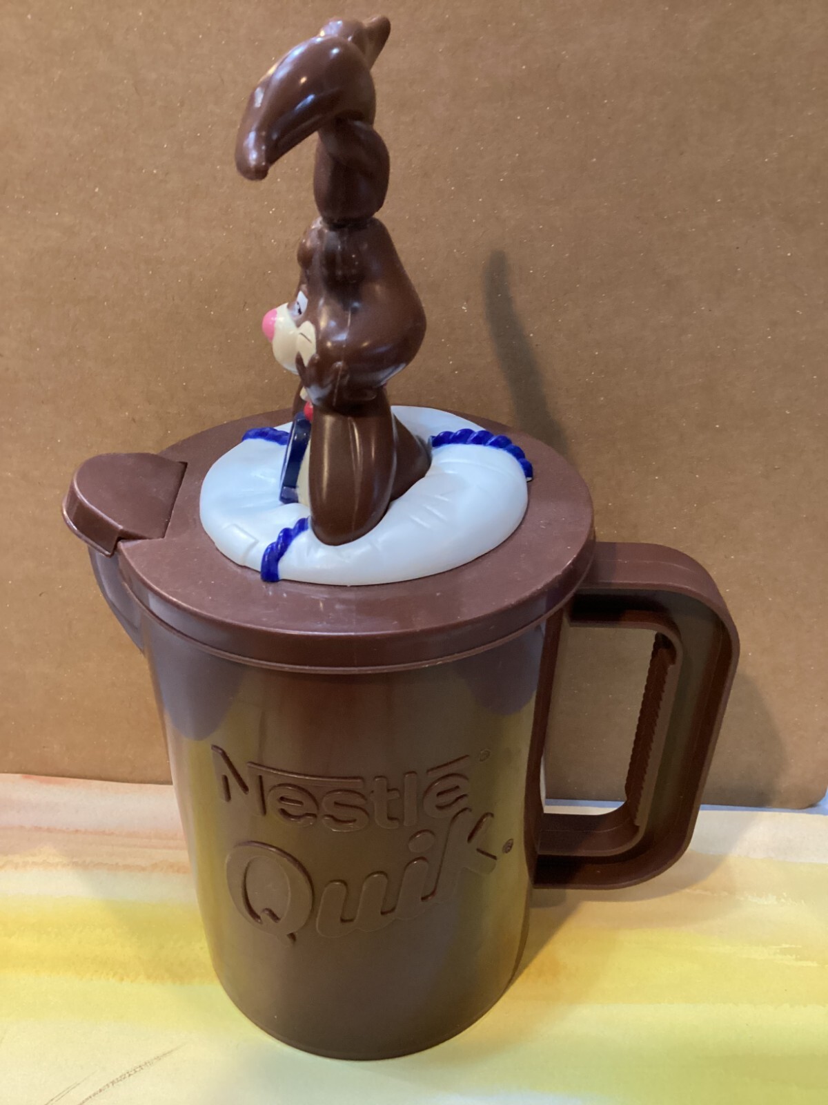 Vintage Nestle Quik Nesquik Bunny Plastic Chocolate Milk Mixer Pitcher ...