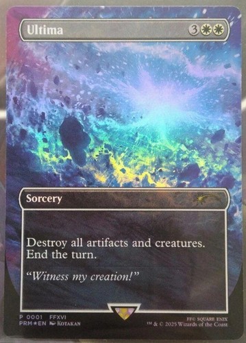 MTG Ultima, Ancient Foil Final Fantasy Promo Standard Showdown English ...