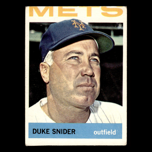 Duke Snider #155 1964 Topps New York Mets Baseball Card MLB EX | eBay
