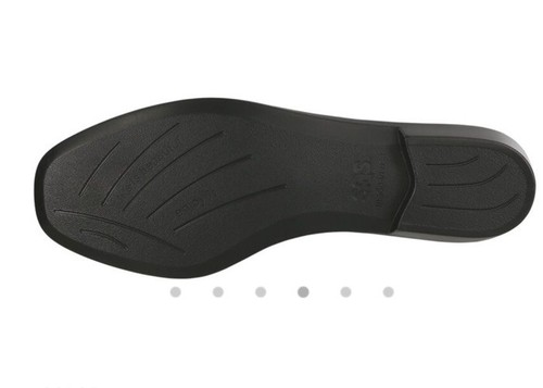 Women's Sz 6.5 M SAS Hope Slip-On Loafer Black Suede & Leather Made in ...