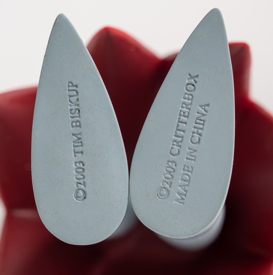 Tim Biskup 8" Helper + Mini 4" Helper 2003 Red Flopdoodle Critterbox | eBay