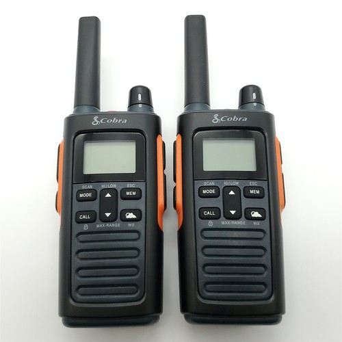 Cobra RX680 Waterproof Walkie Talkies, 60 Preset Channels 2-Pack, Black ...