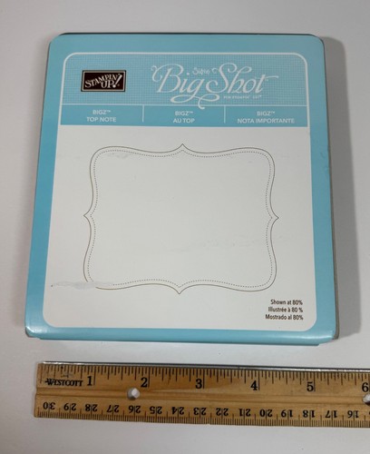 STAMPIN' UP SIZZIX TOP NOTE Die 113463 -BIGZ- Retired-Scrapbooking ...