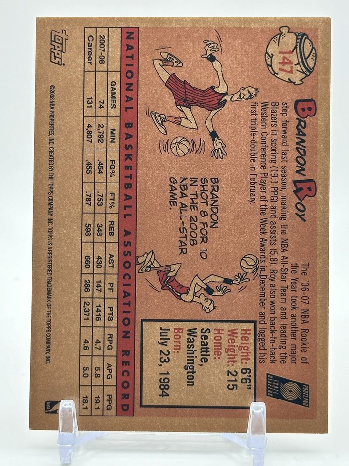 2008-09 Topps 1958-59 Variations Brandon Roy #147 | eBay