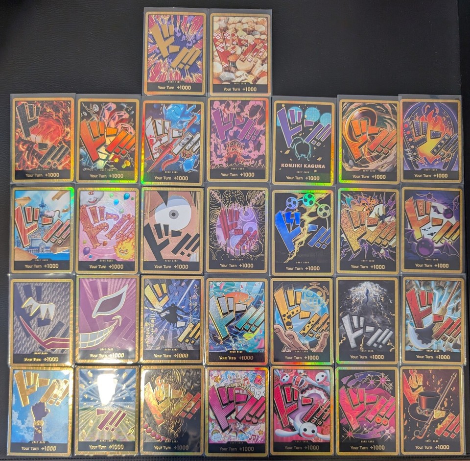 ~ Every GOLD DON!! One Piece TCG PRB Gold Don Collectors Set ~ | eBay