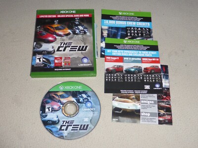 XBOX ONE VIDEO GAME THE CREW W CASE UBISOFT MICROSOFT | eBay