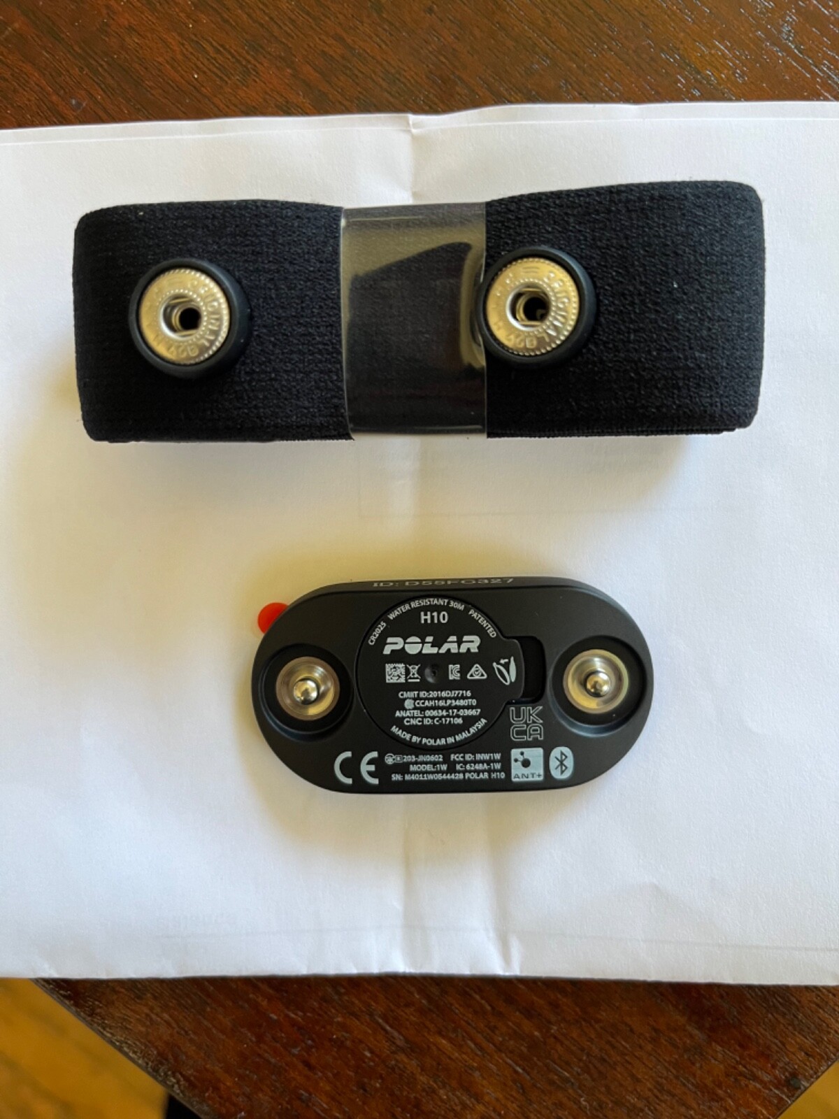 NEW Polar H10 Bluetooth ANT+ Heart Rate Sensor & Strap (M-XXL) Black ...