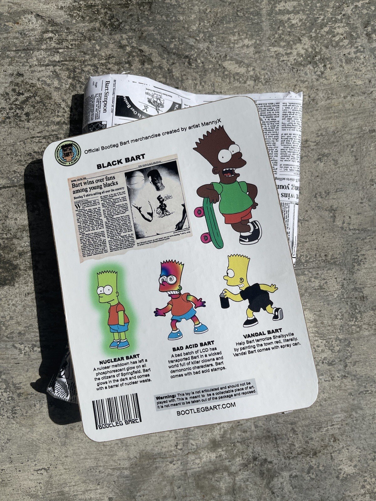 Black Bart Simpson Bootleg